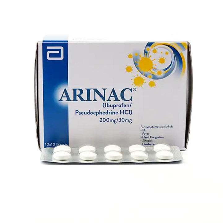 Buy Abbott Arinac (Ibuprofen 200mg), 10 Ct Online in Pakistan | My ...