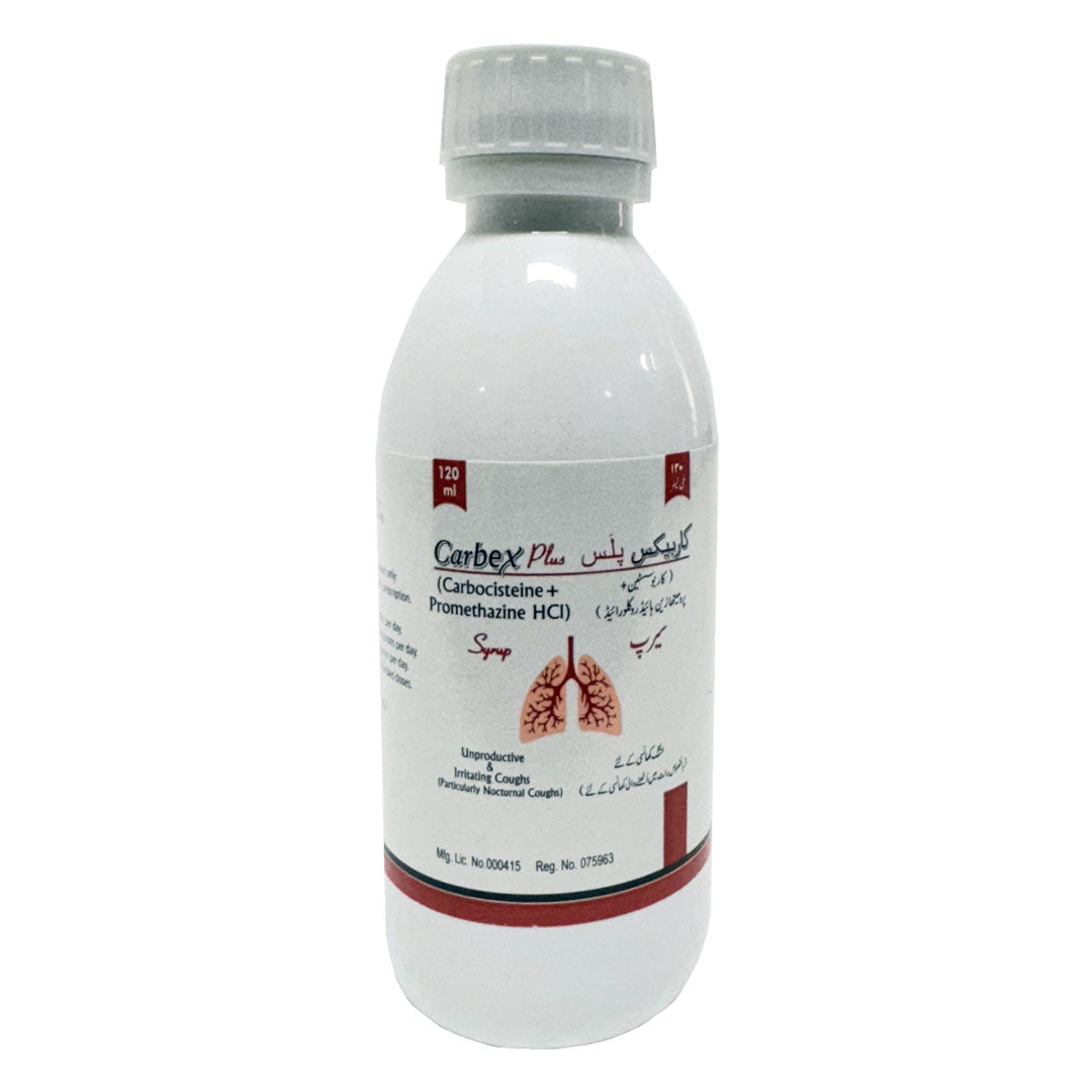Carbex Plus Syrup, 120 ml By Platinum Pharma Online in Pakistan ...
