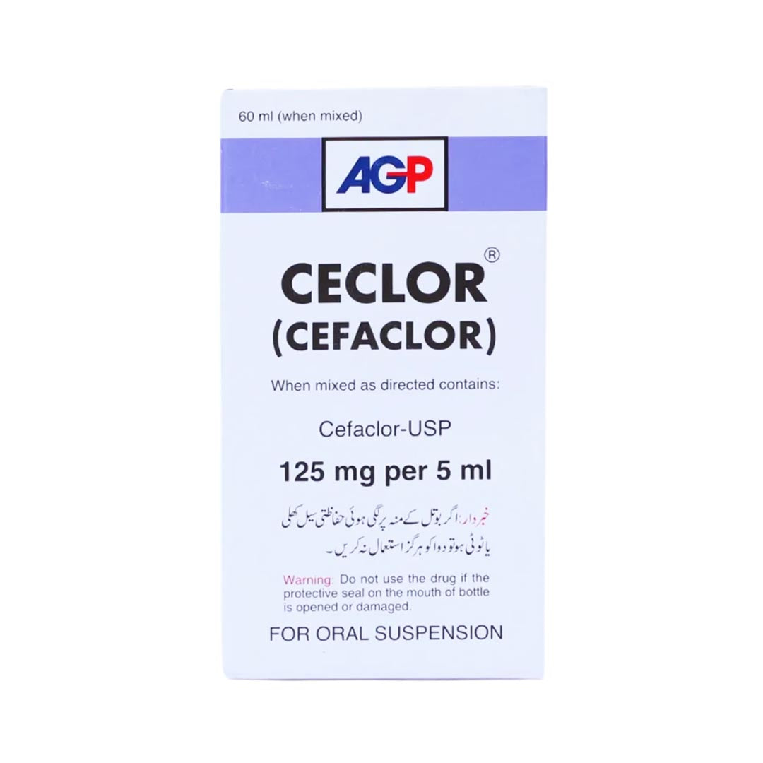 Buy AGP Ceclor Oral Susp 125mg/5ml Online in Pakistan | My Vitamin ...