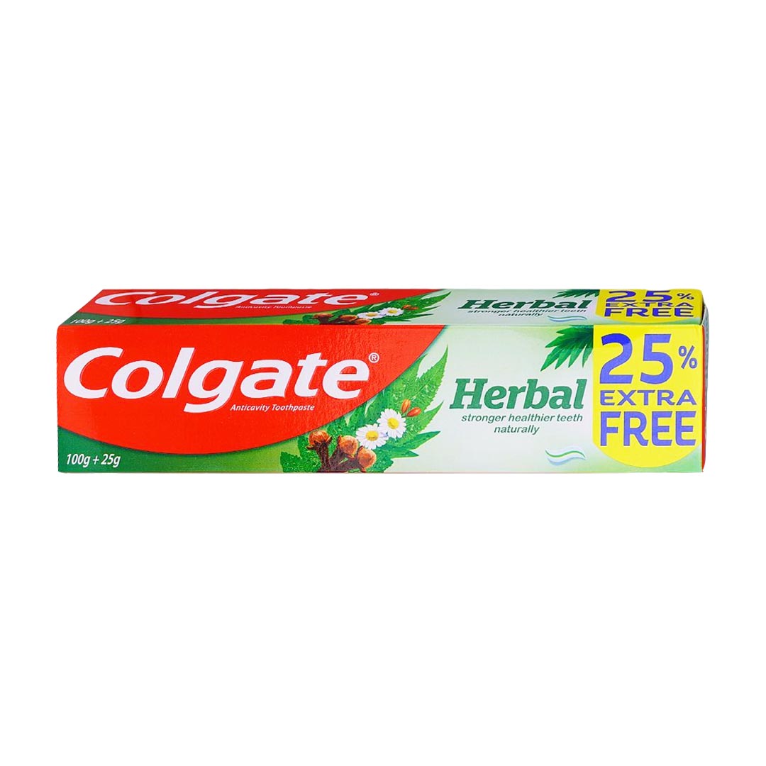 Buy Colgate Herbal Anticavity Toothpaste, 100+25g Extra online in ...