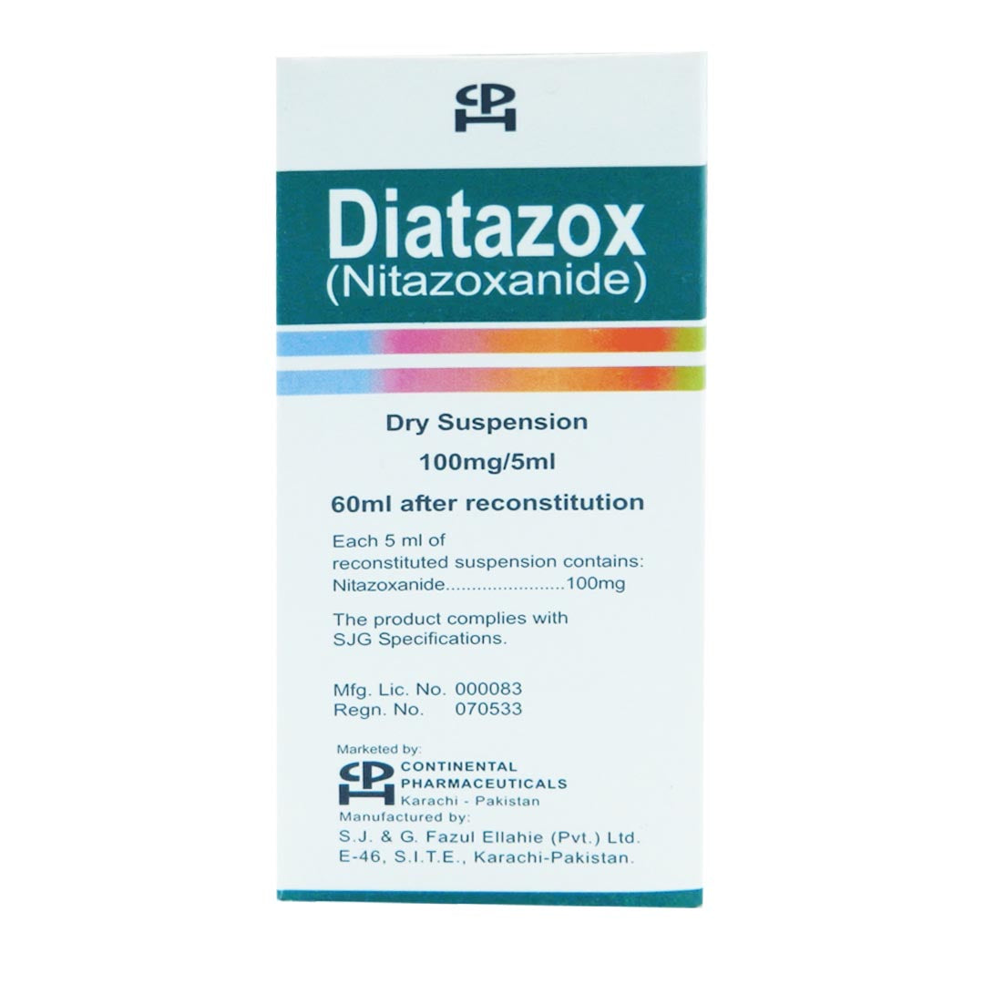 Diatazox Susp 100mg, 60ml by Continental Pharma Online in Pakistan ...