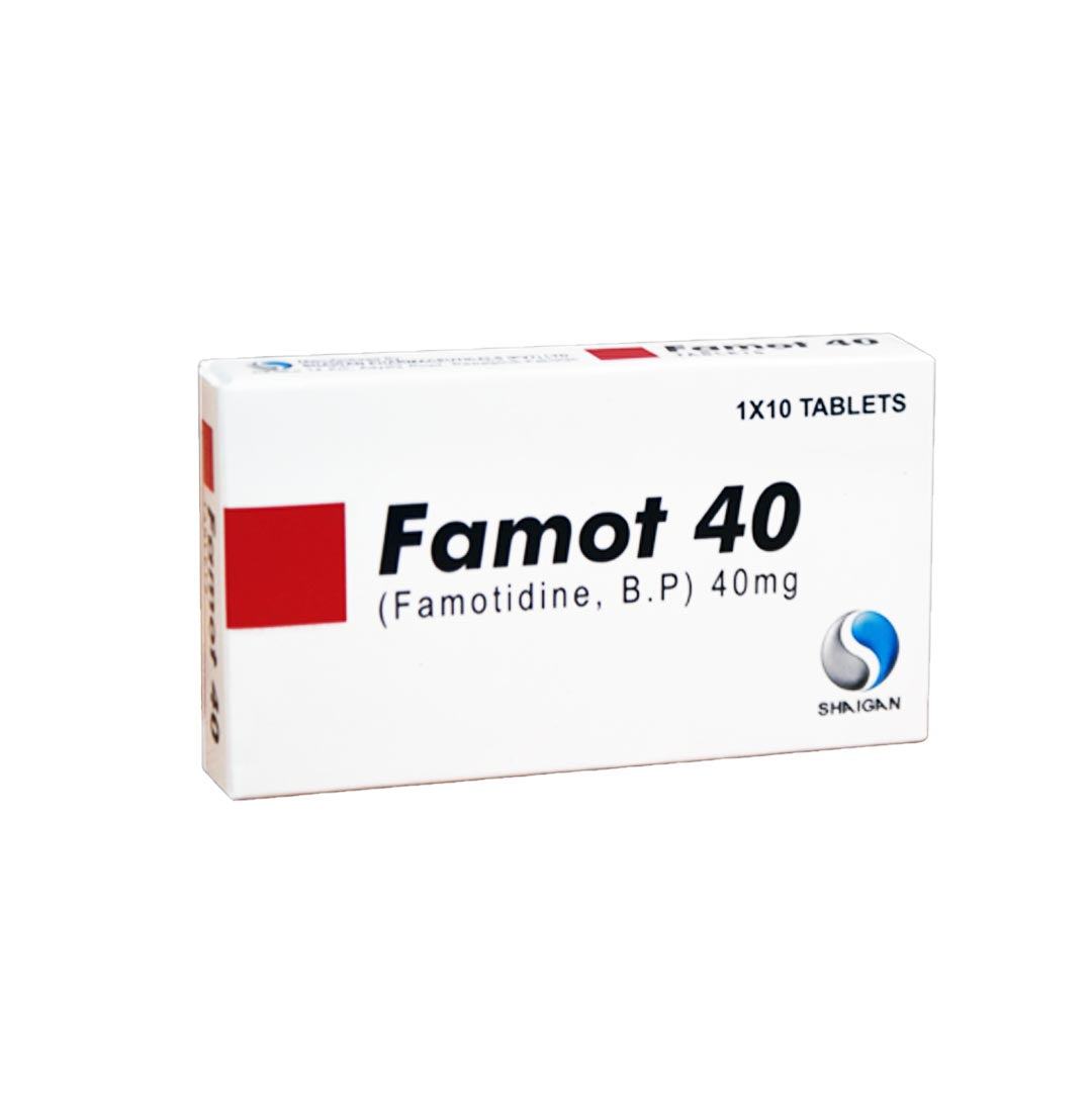 Buy Shaigan Pharma Famot 40 Tablets 40mg, 10 Ct Online in Pakistan | My ...