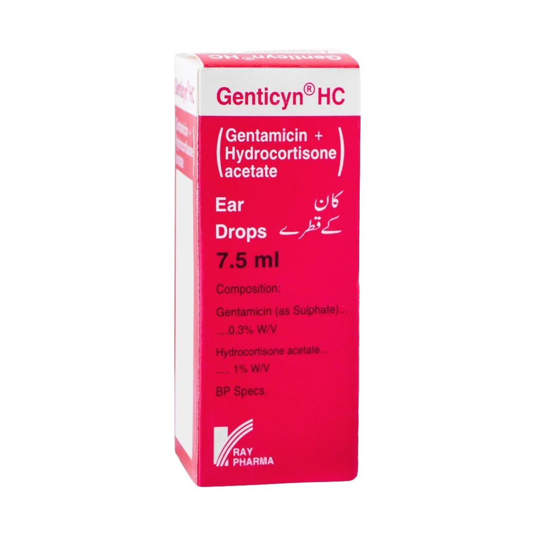 Buy Ray Pharma Genticyn HC Ear Drops, 7.5ml Online in Pakistan | My ...