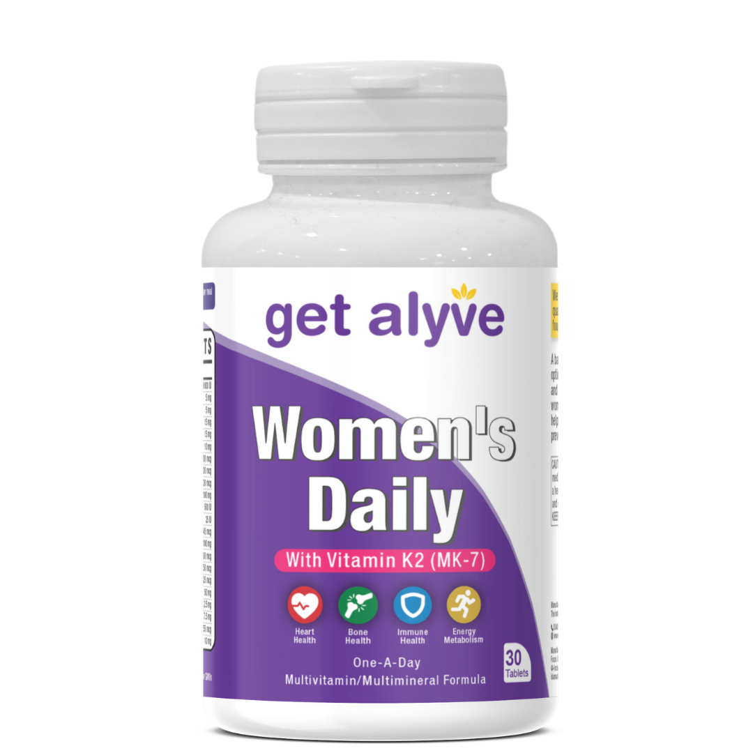 Buy Get Alyve Women's Daily Multivitamin for Women, 30 Ct Online in ...