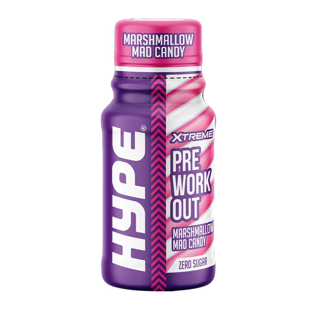 Buy Hype Xtreme Pre-workout Energy Shot (Marshmallow Mad Candy), 60ml ...