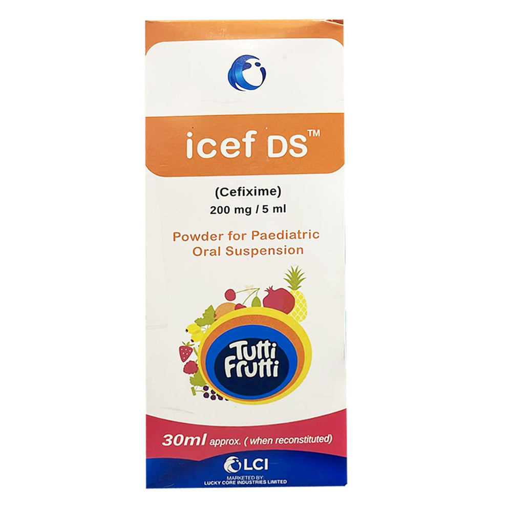 Icef DS Syrup 200mg, 30ml By LCI Online in Pakistan | For Urinary Tract ...