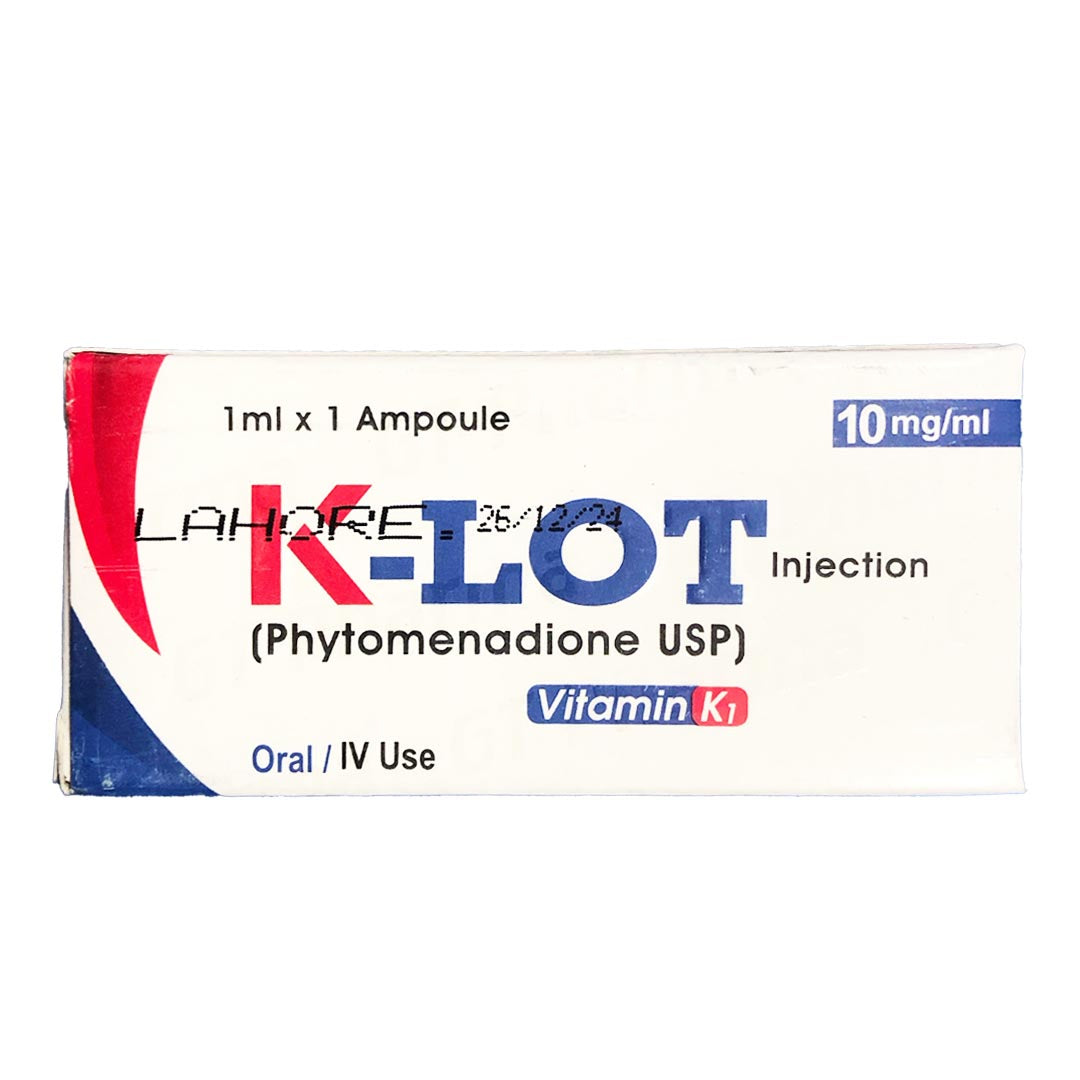 Buy GT Pharma K-Lot IV Inj 10mg, 1 Ct Online in Pakistan | My Vitamin ...