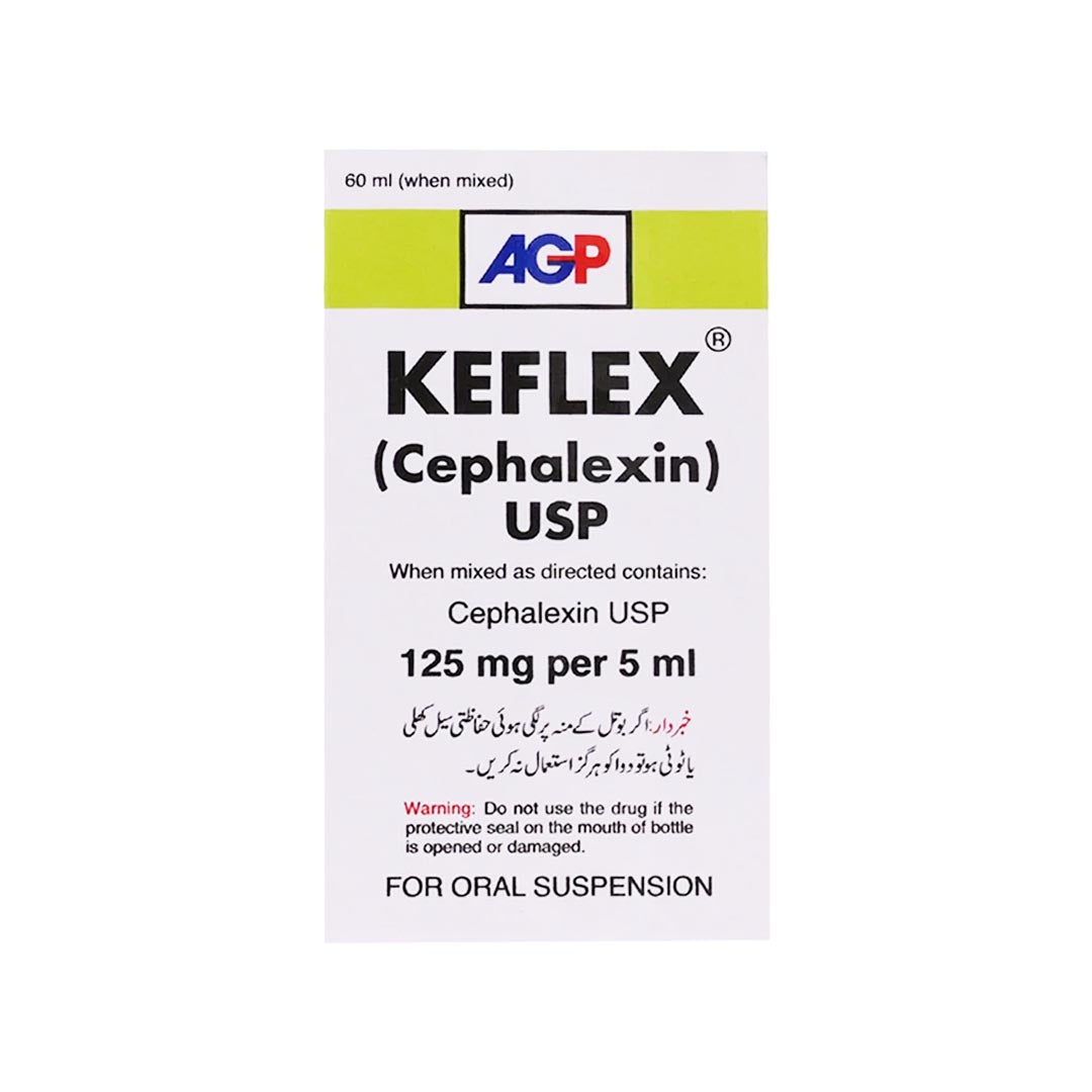 Buy AGP Keflex Oral Susp 125mg/5ml Online in Pakistan | My Vitamin ...