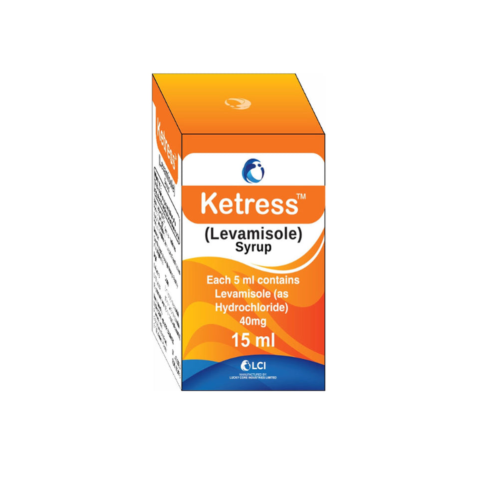 Ketress (Levamisole) Syrup 40mg, 15ml by LCI Online in Pakistan ...