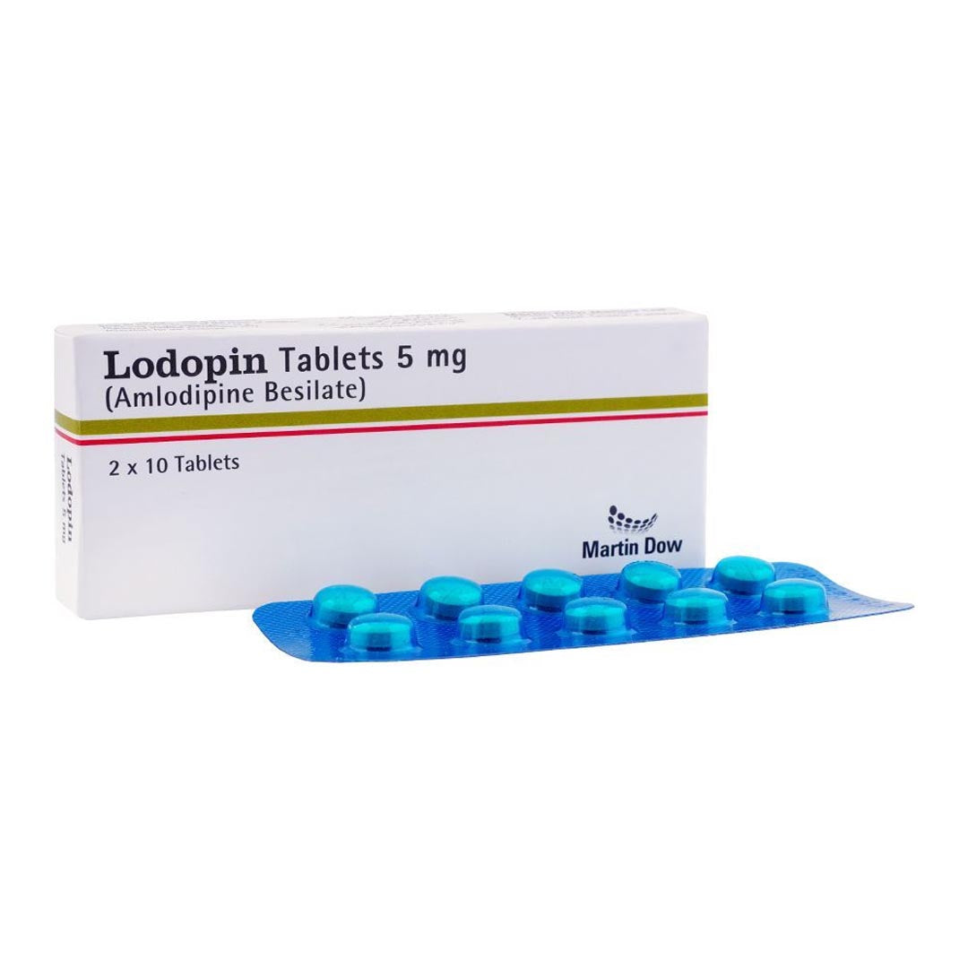 Martin Dow Lodopin (Amlodipine) 5mg, 20 Ct Online in Pakistan ...