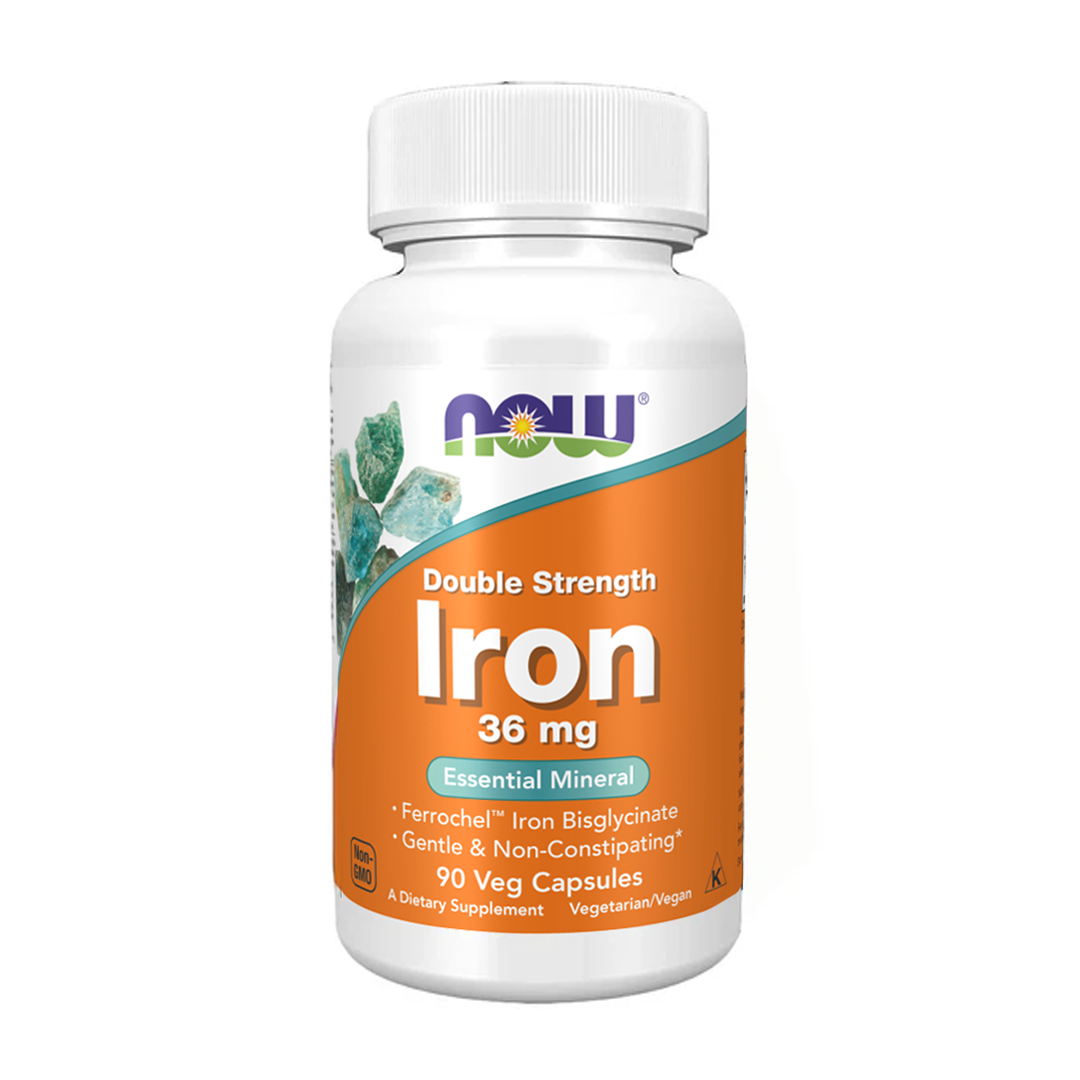 Buy NOW Iron Double Strength 36mg, 90 Ct for Iron Deficiency Online in ...