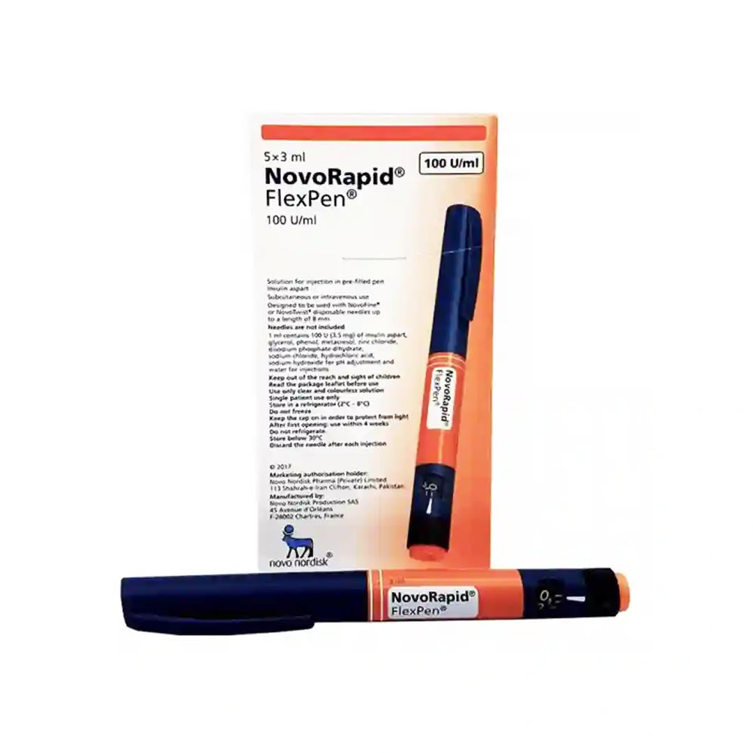 Buy Novo Nordisk NovoRapid Flexpen 100IU Pre Filled 3ml Insulin for ...
