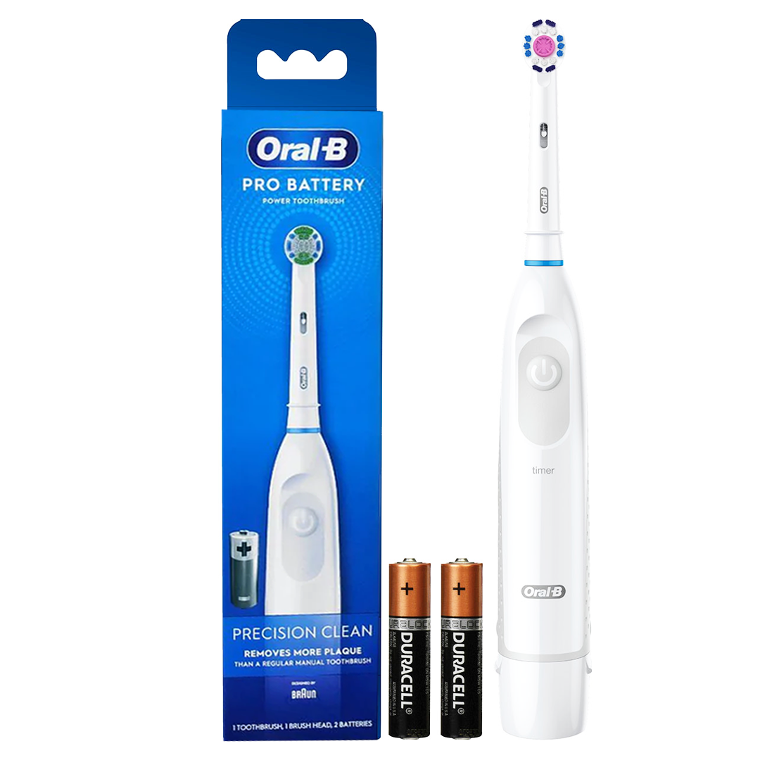 Buy Oral-B Pro Battery Power Toothbrush (White), 1 Ct Online in ...