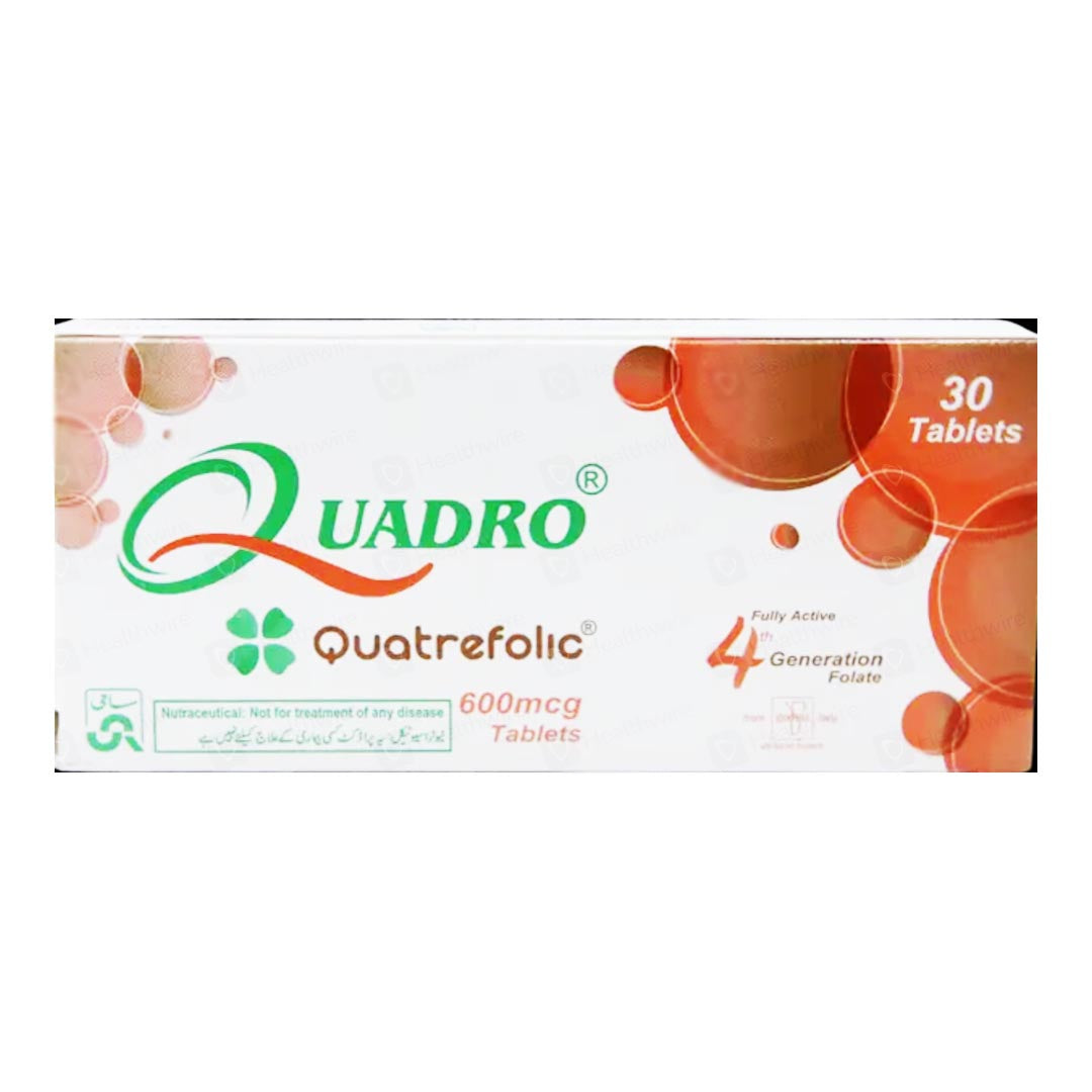 Buy Sami Pharma Quadro 600mcg Tablets, 30 Ct Online in Pakistan | My ...