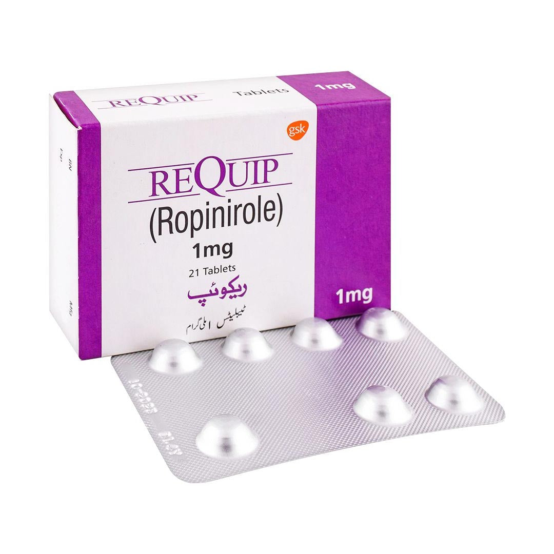 Requip (Ropinirole) 1 mg, 21 Ct by GSK Online in Pakistan | Medicine ...