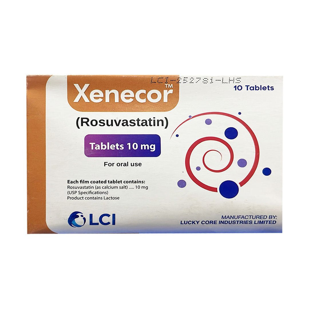 LCI Xenecor (Rosuvastatin) 10mg, 10 Ct Online in Pakistan | Medicine ...