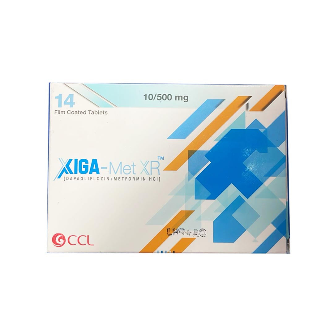 Xiga Met XR (Dapagliflozin/Metformin) 10/500mg by CCL for Type 2 ...
