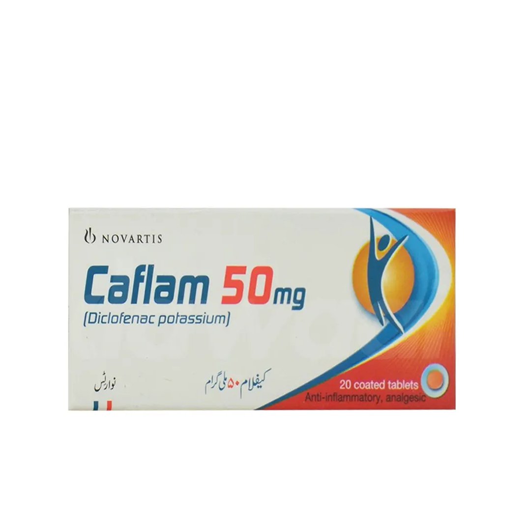 Buy Novartis Caflam Tablet 50mg, 20 Ct Online in Pakistan | My Vitamin ...