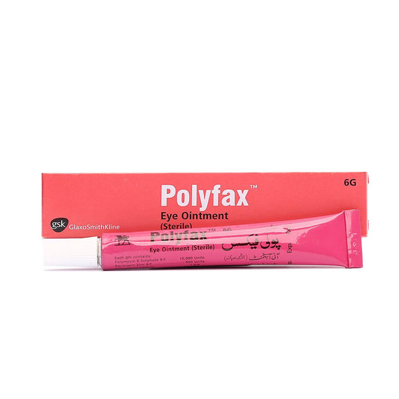 Buy GSK Polyfax Eye Ointment, 6g Online in Pakistan | My Vitamin Store ...