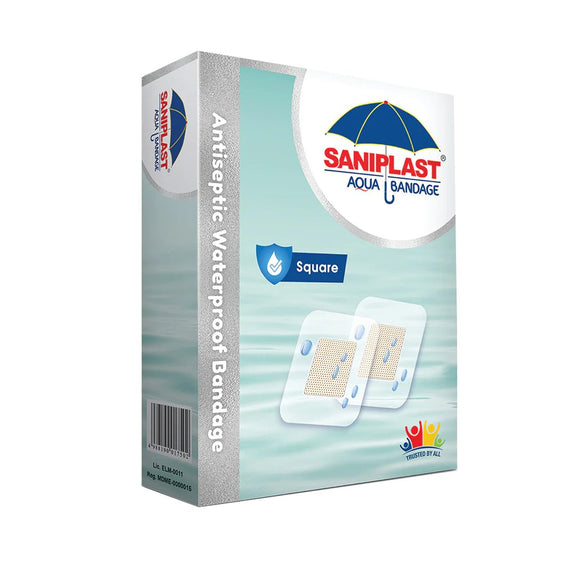 Buy Saniplast Aqua Square Antiseptic Waterproof Bandage, 20 Ct Online ...