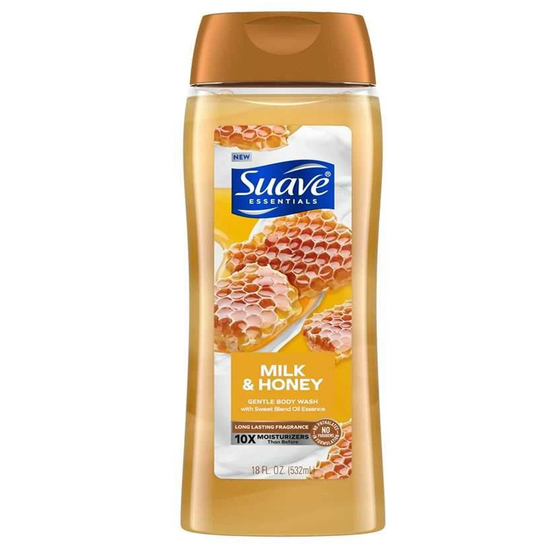 Buy Suave Essentials Milk & Honey Gentle Body Wash, 532ml Online in ...
