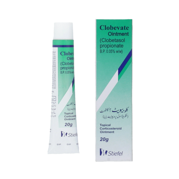 Buy Stiefel Clobevate Ointment, 20g online in Pakistan | My Vitamin Store
