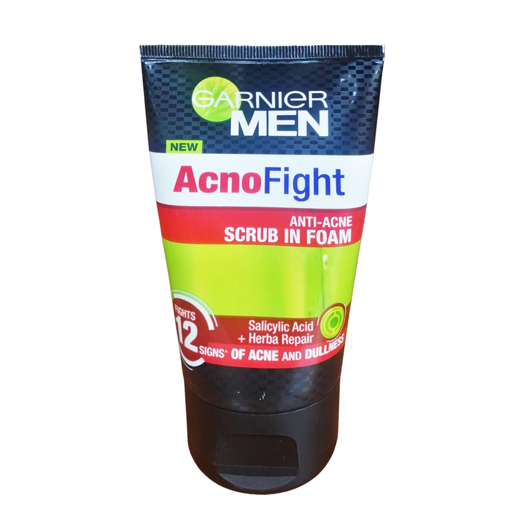 Buy Garnier Men Acno Fight 6 in 1 Anti Pimple Face Wash, 100ml Online in Pakistan | My Vitamin ...