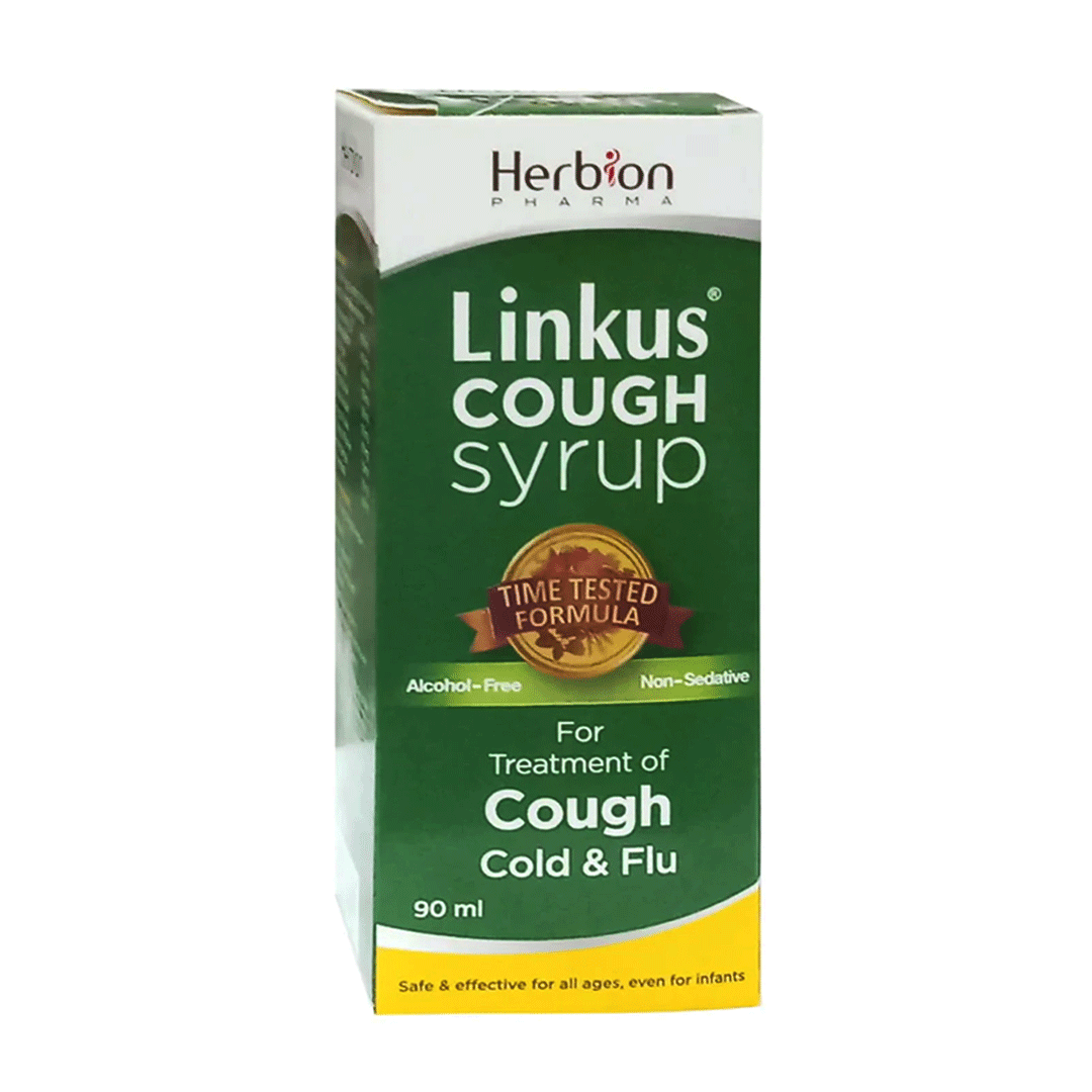 Buy Herbion Linkus Cough Syrup, 90ml online in Pakistan | My Vitamin ...