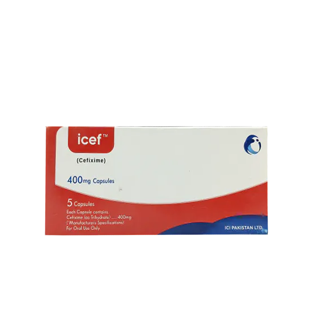 Icef Capsule 400mg, 5 Ct By LCI Online in Pakistan | For Urinary Tract ...