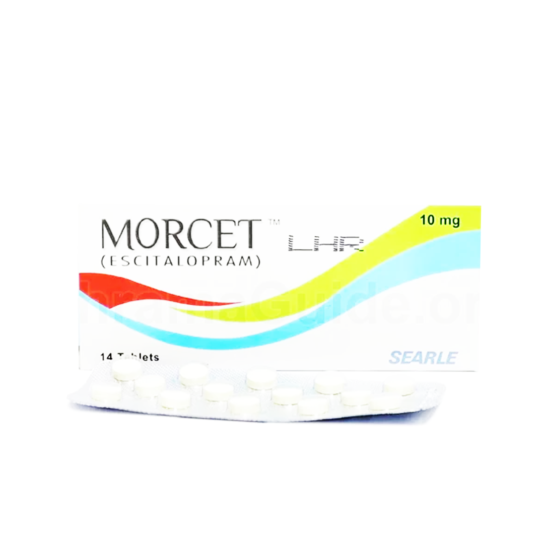 Morcet (Escitalopram) 10mg, 14 Ct by Searle Online in Pakistan | Anti ...