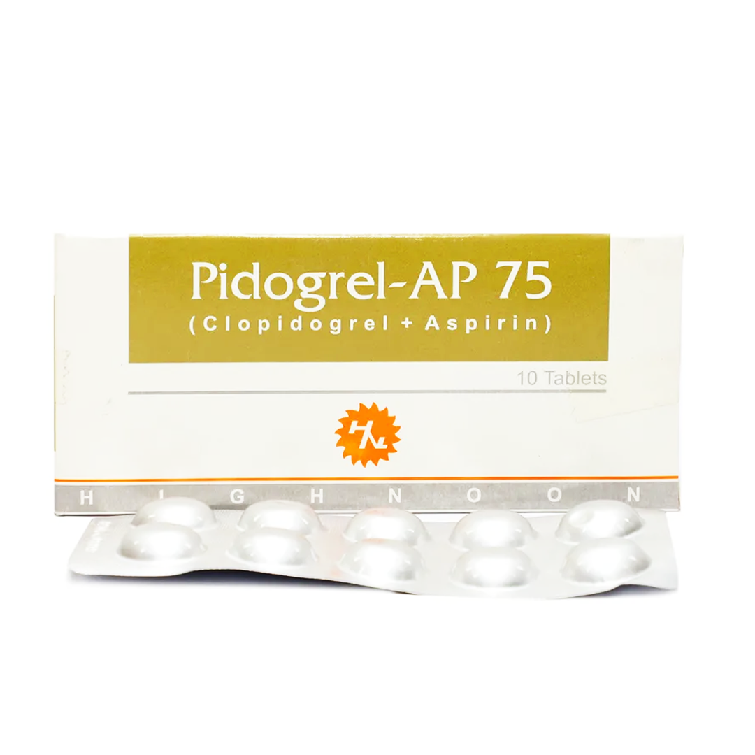Pidogrel-AP (Clopidogrel+Aspirin) 75mg, 10 Ct by Highnoon Online in ...