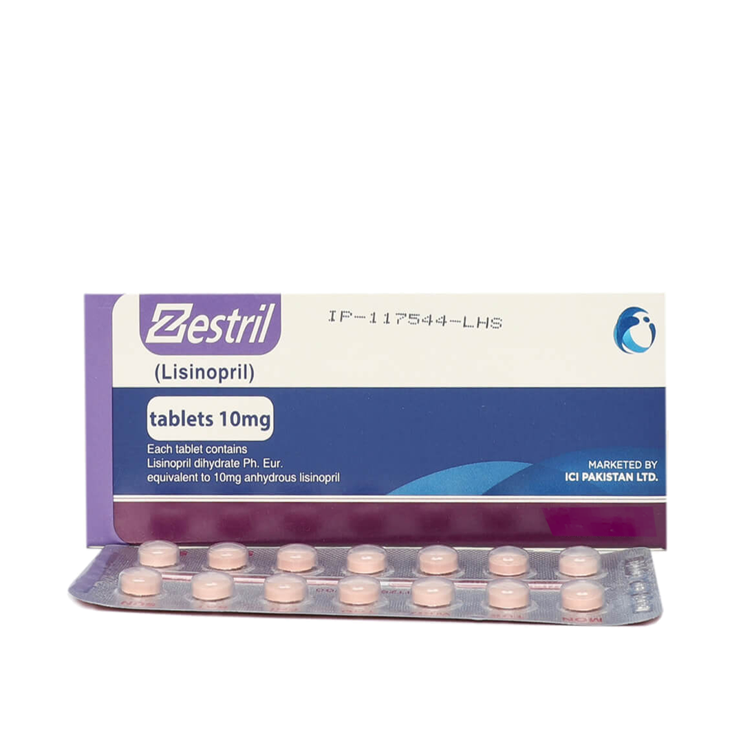Zestril (Lisinopril) 10mg, 14 Ct by LCI Online in Pakistan | Medicine ...